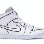 Jordan 1 Mid Iridescent Reflective White – Universe Kickz