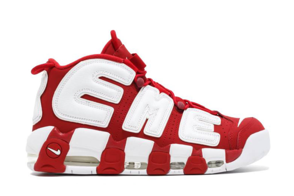 Nike Air More Uptempo Supreme “Suptempo” Red – Universe Kickz