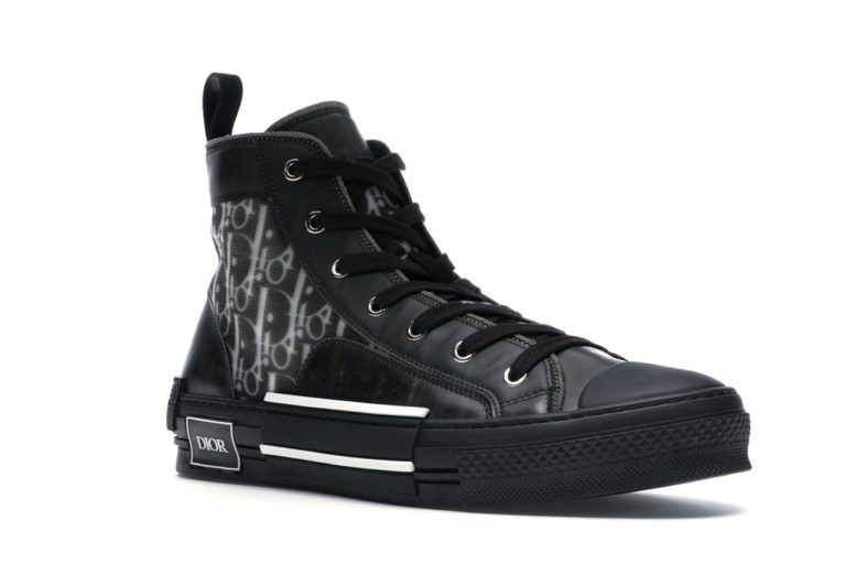 Dior B23 High Top Canvas Oblique Black – Universe Kickz