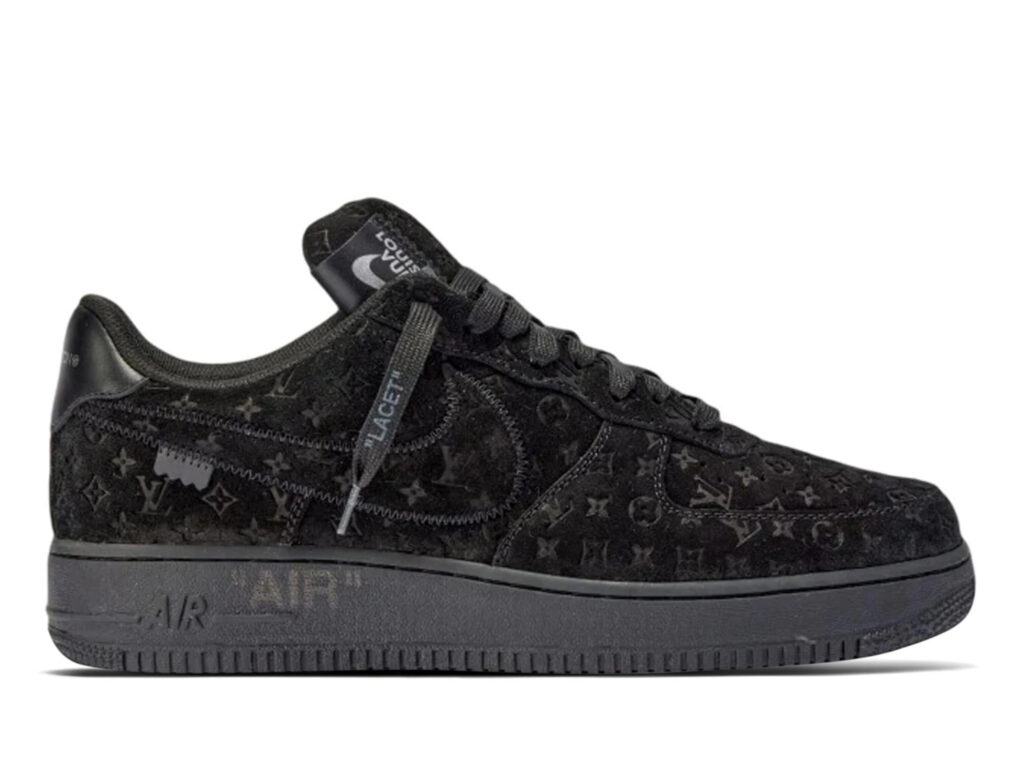 Louis Vuitton Nike Air Force 1 Low By Virgil Abloh Black – Universe Kickz