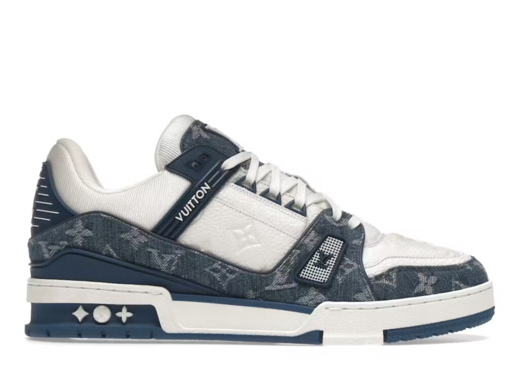 Louis Vuitton LV Trainer Monogram Denim White Blue – Universe Kickz